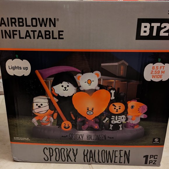 bt21 | Holiday | Bts Line Friends Bt2 Inflatable Scene For Halloween ...